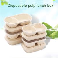 China 900ml Disposable Sugarcane Bamboo Pulp Bowl - 100% Biodegradable, 120°C Heat Resistant Eco Tableware for sale