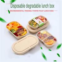 China 900ml Disposable Sugarcane Bamboo Pulp Bowl - 100% Biodegradable, 120°C Heat Resistant Eco Tableware for sale