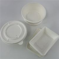 China Biodegradable Sugarcane Bagasse Pulp Sauce Cup with Lid - 350ml to 1000ml Capacity, Customizable Eco-Friendly Disposable Tableware for sale