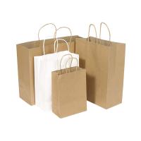 China Custom 210gsm Kraft Paper Packaging Bags with Biodegradable Recycled Material - 500pcs MOQ Available for sale