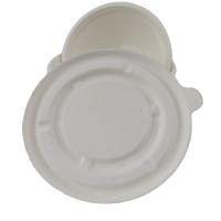 China Natural Sugarcane Pulp Biodegradable Bagasse Bowl 350ml 135mm Diameter for Dim Sum Takeaway for sale