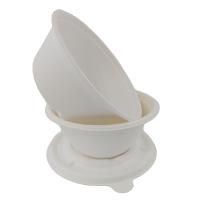 China 24oz (750ml) Hot Noodle Soup Disposable Bowl - Sugarcane Pulp Eco-Friendly Takeaway Container 168mm Diameter for sale