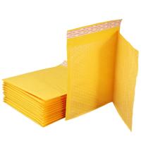 China Waterproof Shipping Bubble Mailers Self Seal Envelopes - Yellow Express Bags with Bubble Cushioning in Multiple Sizes for sale