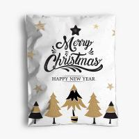 China Custom Eco-Friendly Double Tape Christmas Poly Courier Shipping Mailing Bags - 20-160 Microns Thickness, 10,000 MOQ for sale