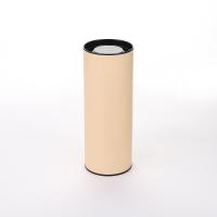 China Custom Gold Stamping Paper Composite Cans 62-99mm Cylinder Round Tube Packaging with Lid for sale