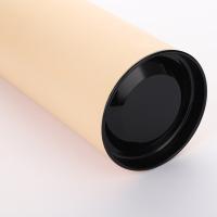 China Custom Gold Stamping Paper Composite Cans 62-99mm Cylinder Round Tube Packaging with Lid for sale