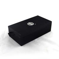 China Custom Recycled Paper Box with Black Gold Foil Stamping for Cosmetics and Clothing for sale