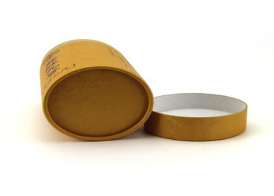 China Golden hot stamping paper tubes for tea packaging for sale