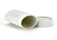 China Gloss Lamination White Cardboard Paper Tubes For Power Packaging for sale