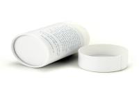 China Gloss Lamination White Cardboard Paper Tubes For Power Packaging for sale
