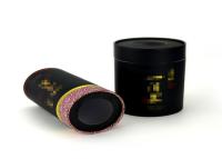 China Custom Cardboard Paper Tube with Window Lid for Food Packaging ISO9001 for sale