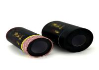 China Custom Cardboard Paper Tube with Window Lid for Food Packaging ISO9001 for sale