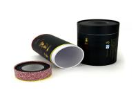 China Custom Cardboard Paper Tube with Window Lid for Food Packaging ISO9001 for sale