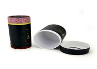 China Custom Cardboard Paper Tube with Window Lid for Food Packaging ISO9001 for sale