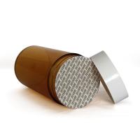 China 700ml Clear PET Plastic Cylinder Can with Screw Lid and Aluminum Easy Open Lid for sale