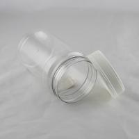 China 800ml Clear Plastic Cylinder Tubes , Gray PP Plastic Screw Lid for sale