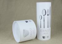 China Custom Kraft Paper Tube Packaging with White Plastic Lid 53-124mm Diameter for sale