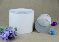 China Customised Movable Plastic Lid CMYK Printing Kraft Paper Tube Packaging , Tableware Paper Cans for sale