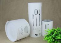 China Custom PP Lip Paper Cans 99mm x 260mm White OEM Printing Tableware Container for sale
