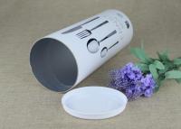 China Custom Kraft Paper Tubes with Movable PP Lids 52-126mm for Tableware Packaging for sale