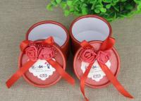 China Round Cardboard Box Packaging Cans 73mm Diameter for Wedding Candy Gift Cosmetics for sale