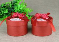 China Round Cardboard Box Packaging Cans 73mm Diameter for Wedding Candy Gift Cosmetics for sale
