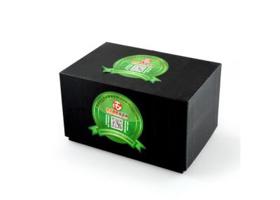 China Eco-friendly Black Recycled Paper Gift Boxes for Watches Crafts 5000pcs MOQ for sale