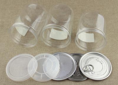 China Clear PET Jar with PE Lid 50ml to 1200ml Custom Printing for Dry Food Powder Packaging for sale