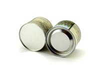 China Custom Mini Kraft Paper Composite Cans With Tinplate Lid and Bottom for sale