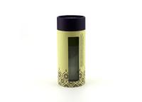 China UV Varnishing Cosmetic Paper Tube Packaging Custom Transparent Window for sale