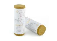 China Custom Gold Stamping Cardboard Tube Packaging with Cork for Perfume 50ml for sale