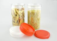 China Color PET Easy Open Lid Clear Pet Jars Food Grade Package Container for sale