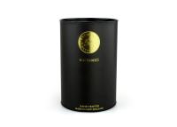 China Gold Foil Stamped Black Kraft Paper Composite Wine Cans 73mm Diameter Eco Friendly for sale