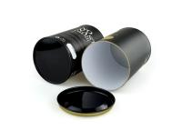 China Customized Movable Cover Paper Canister For Candle / Salt Packaging for sale