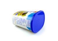 China Oval Ice Cream Paper Tube Packing with PE Cap for Dry Food Cookie Chocolate 300g Double PE for sale