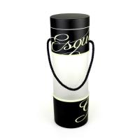 China Customised CMYK Color Wine Glass Packaging  PVC  Paper Box With Handle for sale