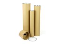 China Custom Recycled Paper Wine Tube Packaging Waterproof Round 16-150mm Diameter for sale