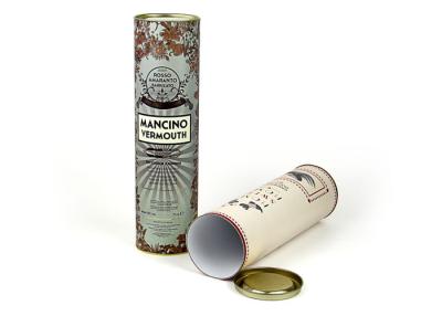 China Custom Recycled Paper Wine Tube Packaging Waterproof Round 16-150mm Diameter for sale