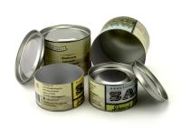 China Food Grade Airtight Cardboard Paper Coffee Cans 16mm to 150mm Diameter Easy Open Lid for sale