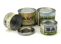 China Food Grade Paper Composite Cans with Movable Metal Lid - 27.8mm to 58.5mm Diameter Options for Wine Packaging for sale