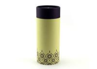 China Opening Rolled Edge Print Paper Tube Packaging with Transaparent Window for sale