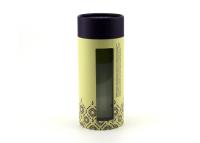 China Custom Cardboard Paper Tubes with Transparent Window for Tee Shirt Packaging 5000pcs MOQ for sale