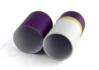China Custom Printed Cardboard Tube Packaging with Rolled Edge for Gifts and Crafts for sale