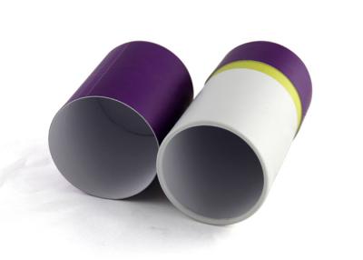 China Custom Printed Cardboard Tube Packaging with Rolled Edge for Gifts and Crafts for sale
