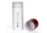 China Rolled Edge Paper Tube Packaging Carboard Cosmetic Cylinder Boxes for sale
