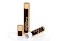 China Luxury Brown Round Perfume Bottle Box Paper Tube 50mm Diameter with Movable Paper Lid for sale