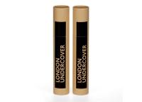 China Luxury Brown Round Perfume Bottle Box Paper Tube 50mm Diameter with Movable Paper Lid for sale