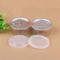 China 55ml Weed Spice Child Proof Clear Pet Jars With Easy Open Lid for sale