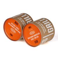 China Custom Kraft Paper Tube Packaging with Metal Cap 16mm to 150mm Diameter for sale