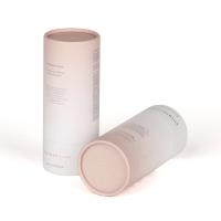 China Custom Cylindrical Paper Tube Packaging FDA Eco Friendly Embossing Logo 16.8mm to 225mm Diameter for sale